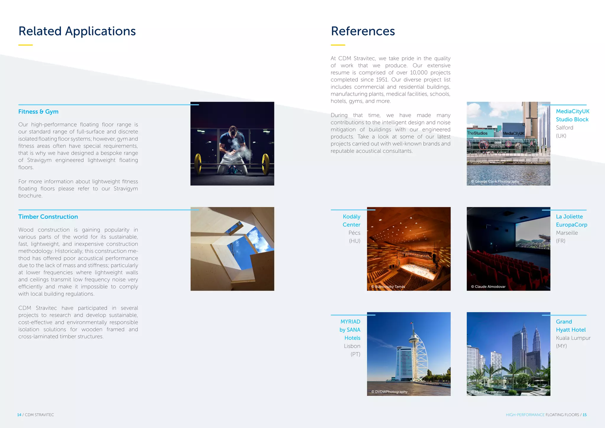 CDM Stravitec - High Performance Floating Floors | PDF