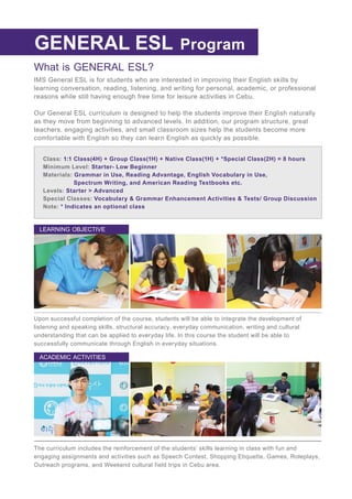 Brochure trường Anh ngữ IMS | PDF