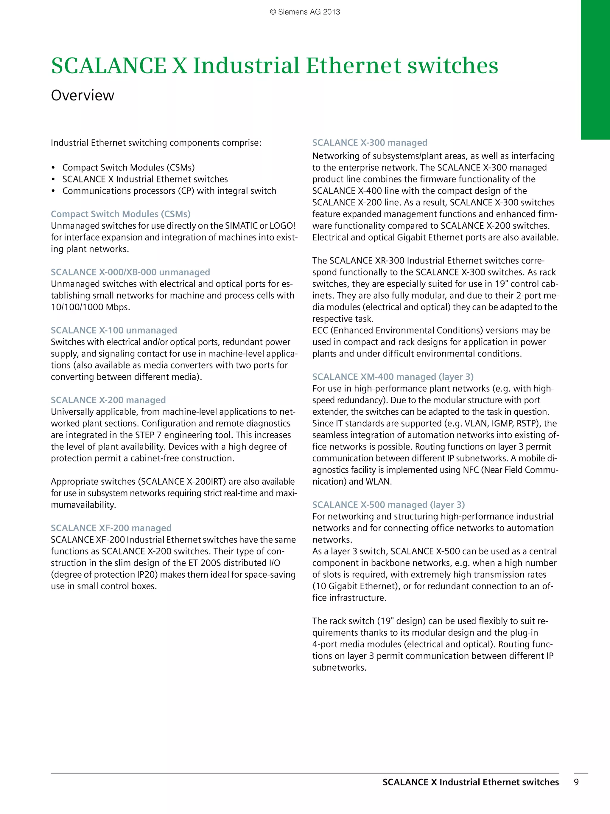 Brochure industrial-ethernet-switches-english | PDF