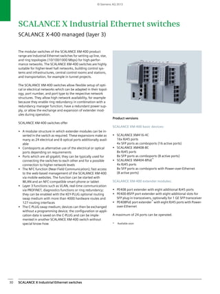 Brochure industrial-ethernet-switches-english | PDF