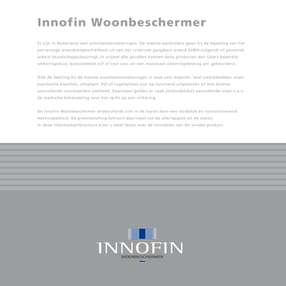 Brochure Innofin Woonbeschermer | PDF