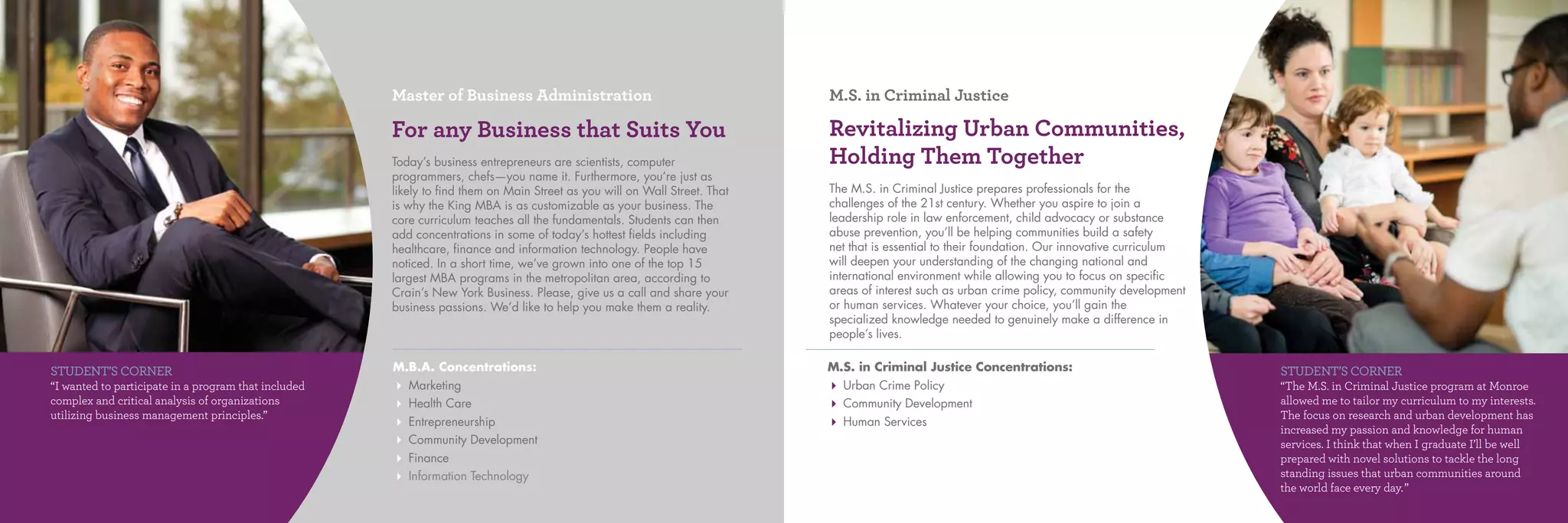 Monroe college Brochure masters program | PDF | Professional School ...