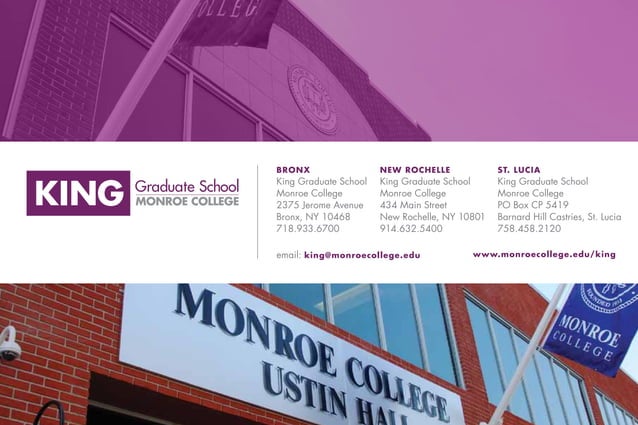 Monroe college Brochure masters program | PDF | Professional School ...