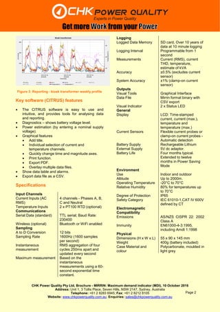 Brochure - Maximum demand indicator using Mirrin | PDF