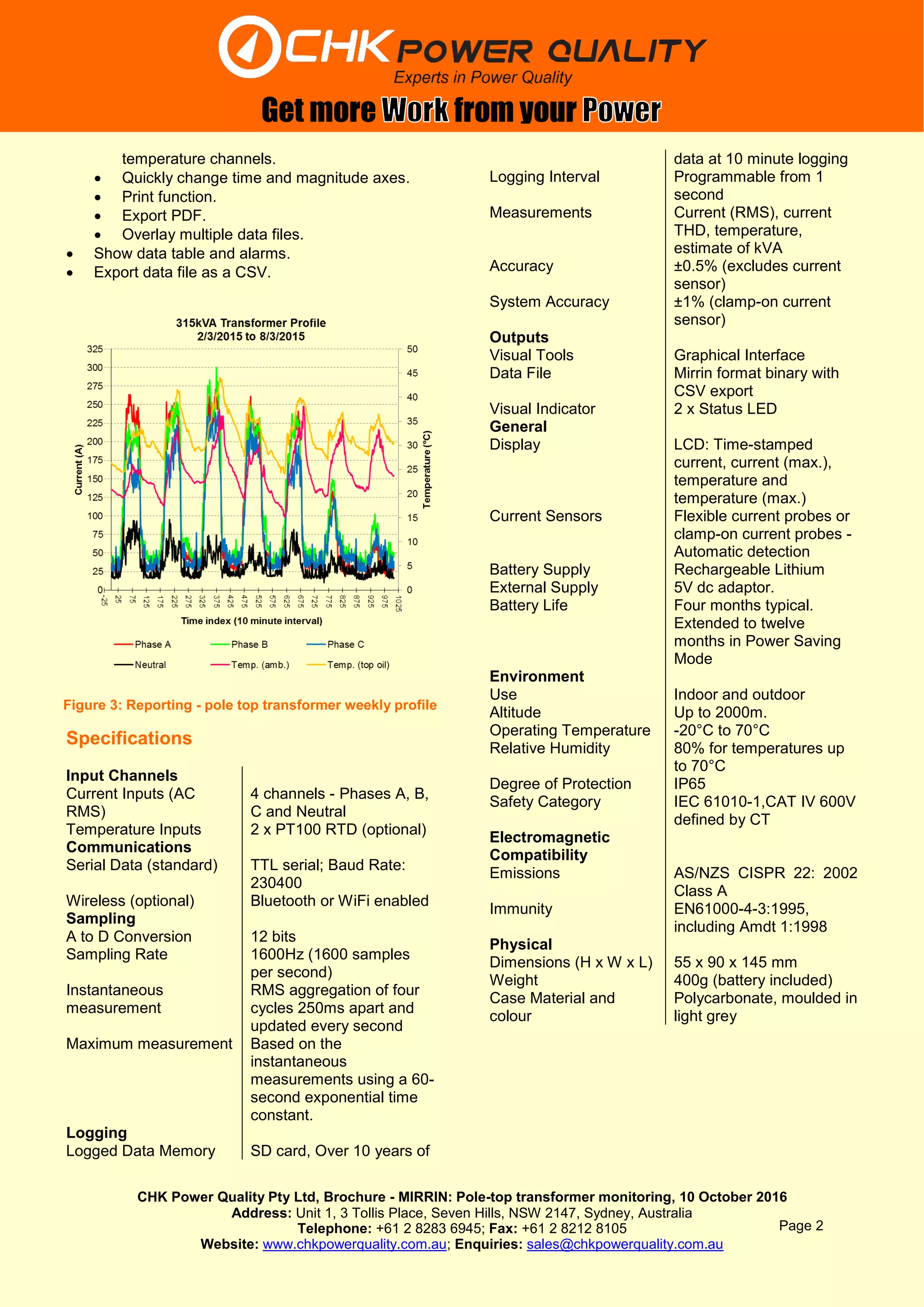 Brochure - Pole top Transformer Monitoring using Mirrin | PDF