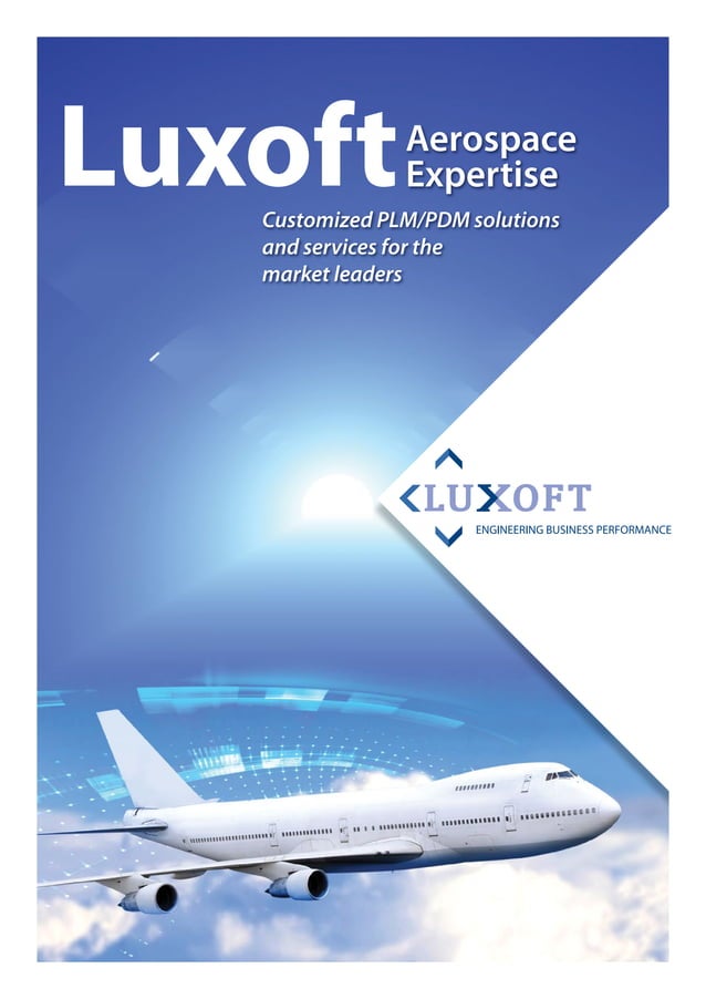 Brochure of luxoft aerospace expertise by luxoft software engineering | PDF