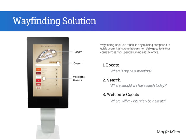 Brochure of Wayfinding Kiosk | PPT