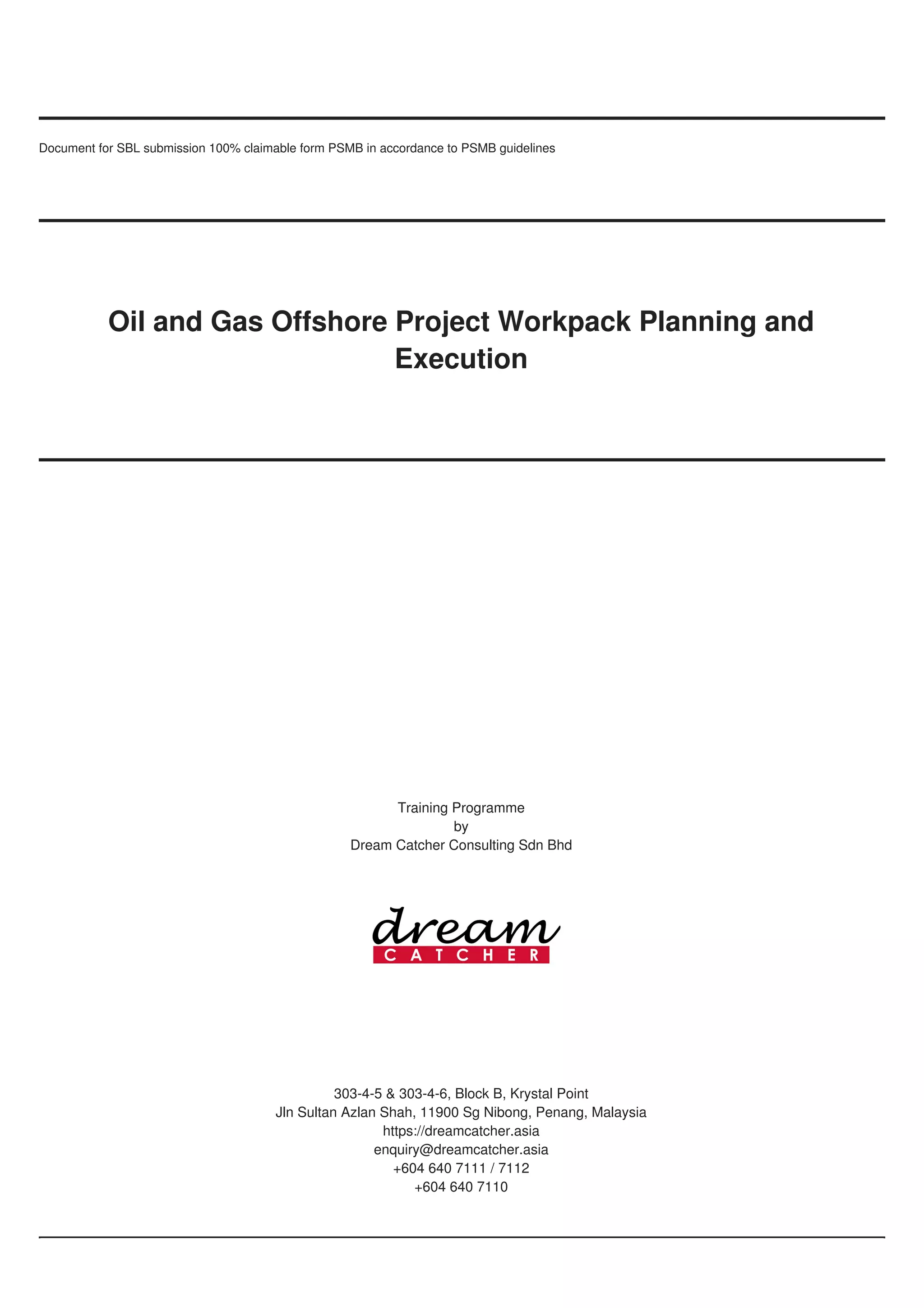 Offshore Hook-up Workpack planning and execution | PDF