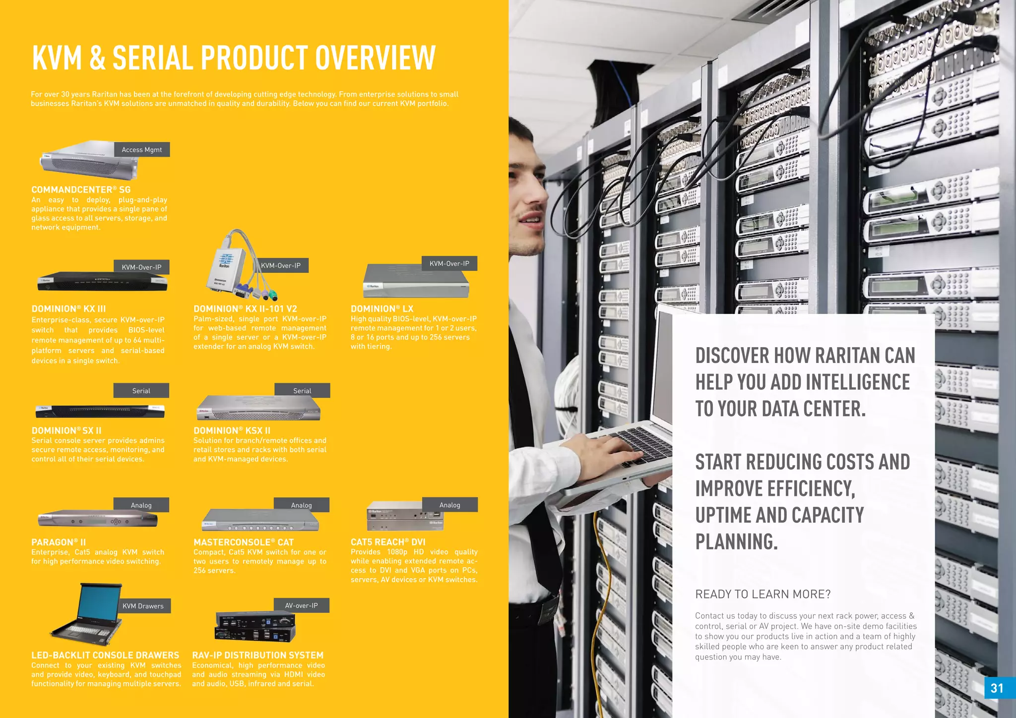 Brochure: Raritan Product Catalog 2016 | PDF