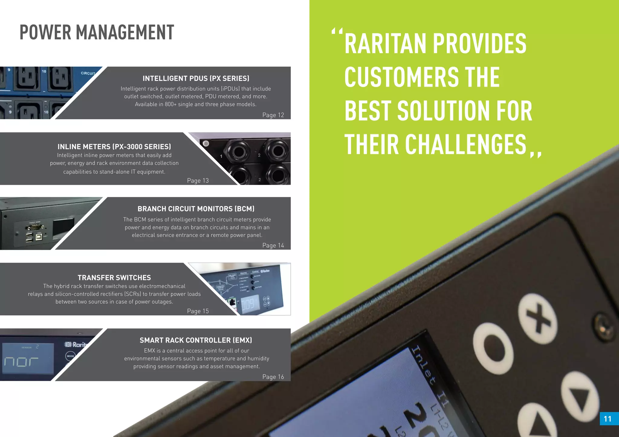 Brochure: Raritan Product Catalog 2016 | PDF