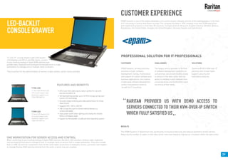 Brochure: Raritan Product Catalog 2016 | PDF