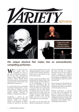 Brochure shakespeare | PDF