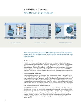Brochure sinumerik | PDF