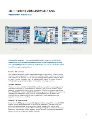 Brochure sinumerik | PDF