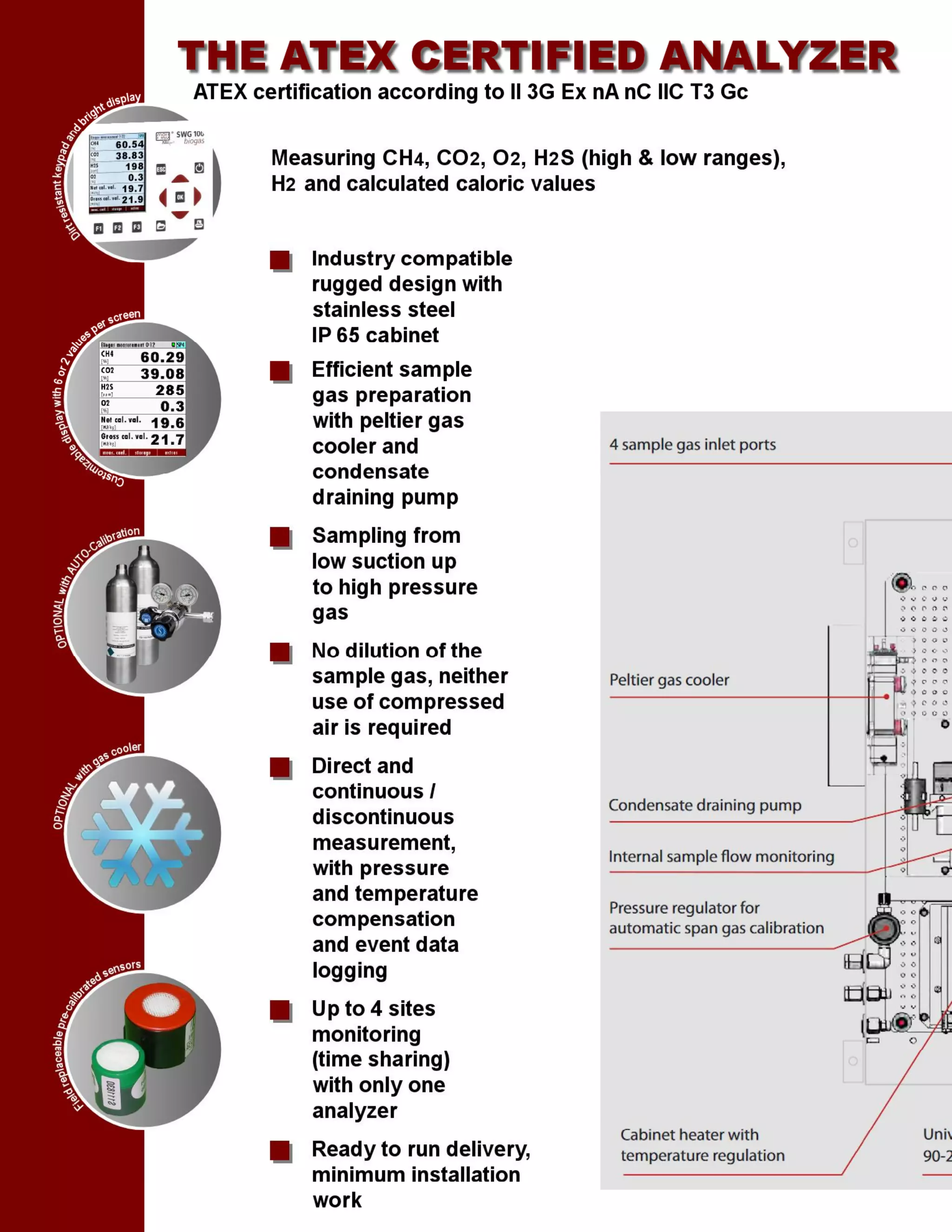 SWG 100 BIO EX | Stationary Biogas Analyzer | PDF