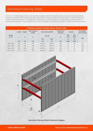 Coates Hire - Trench Shoring Solutions | PDF