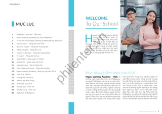 Brochure Trường Anh ngữ HLA (Happy Learning Academy) | PDF