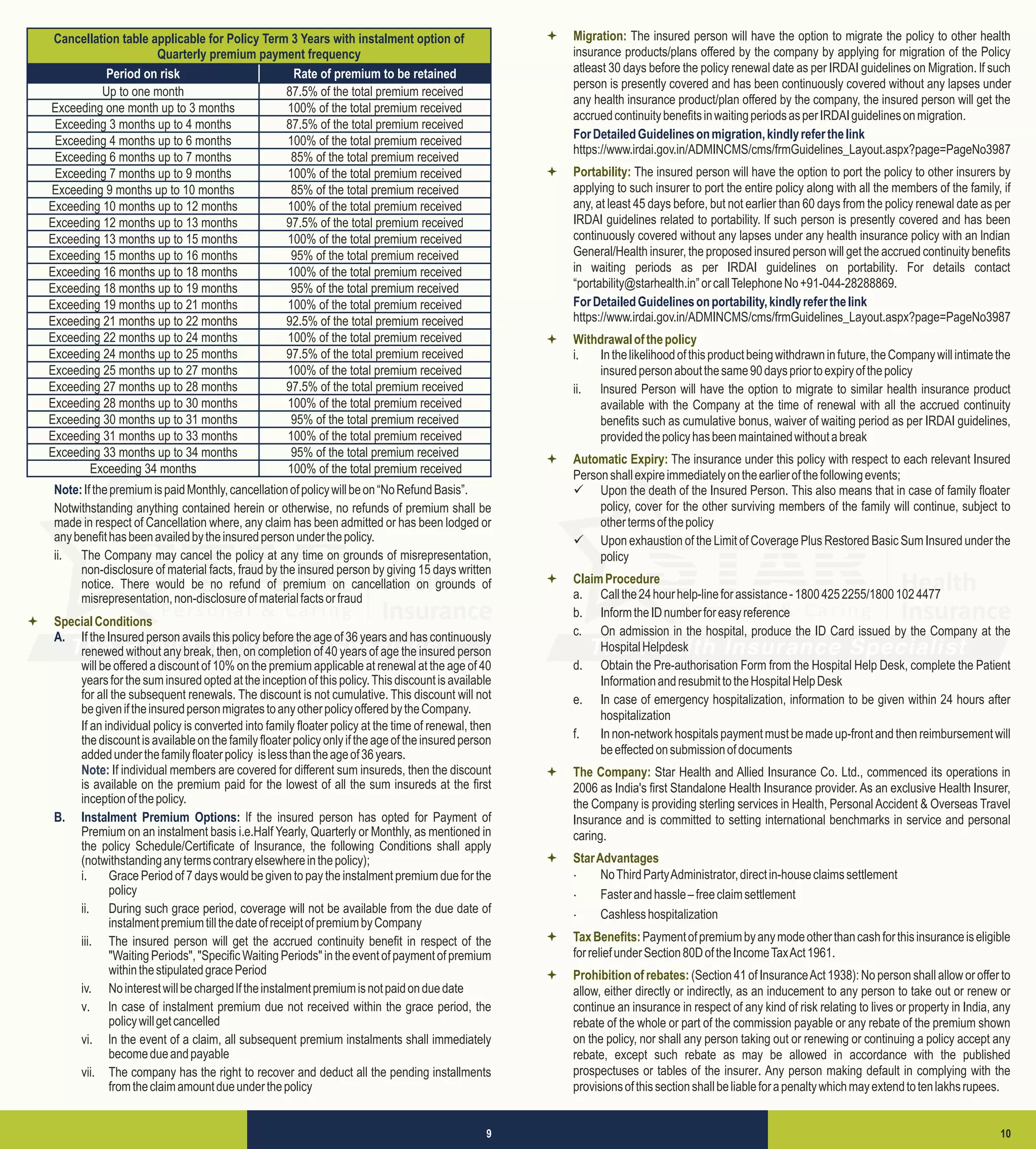 star health insurance coimbatore young star health insurance | PDF
