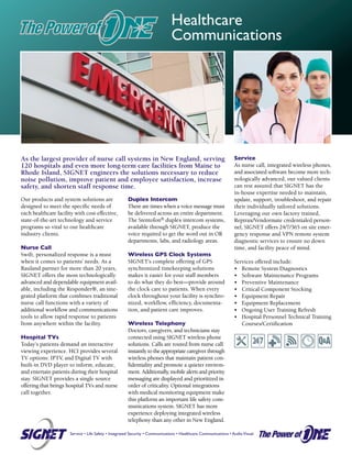 SIGNET Electronic Systems Company Brochure | PDF