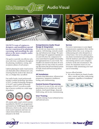 SIGNET Electronic Systems Company Brochure | PDF