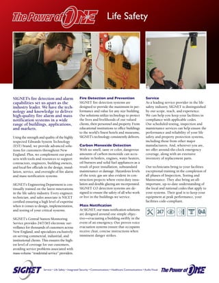 SIGNET Electronic Systems Company Brochure | PDF