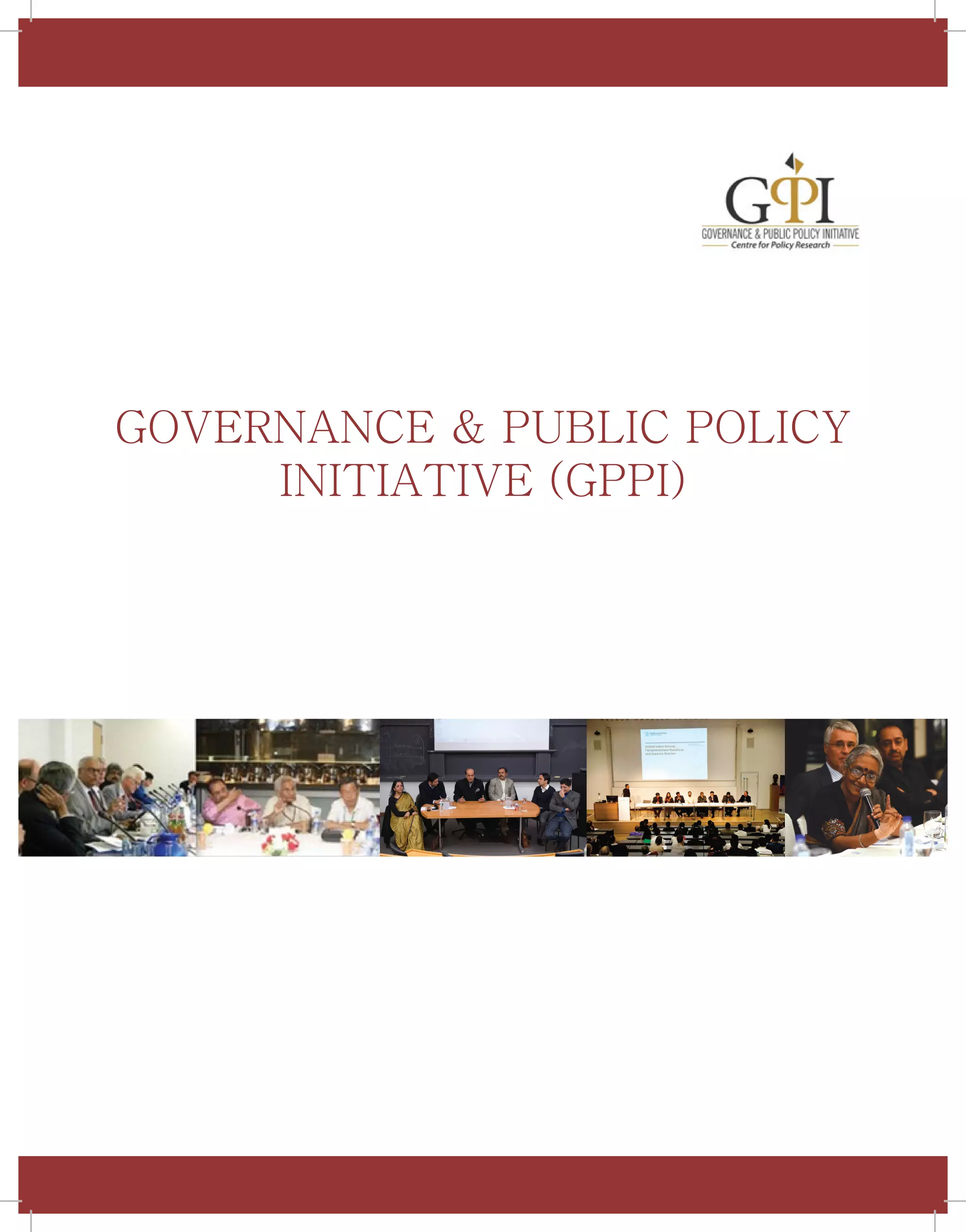 GOVERNANCE & PUBLIC POLICY INITIATIVE | PDF