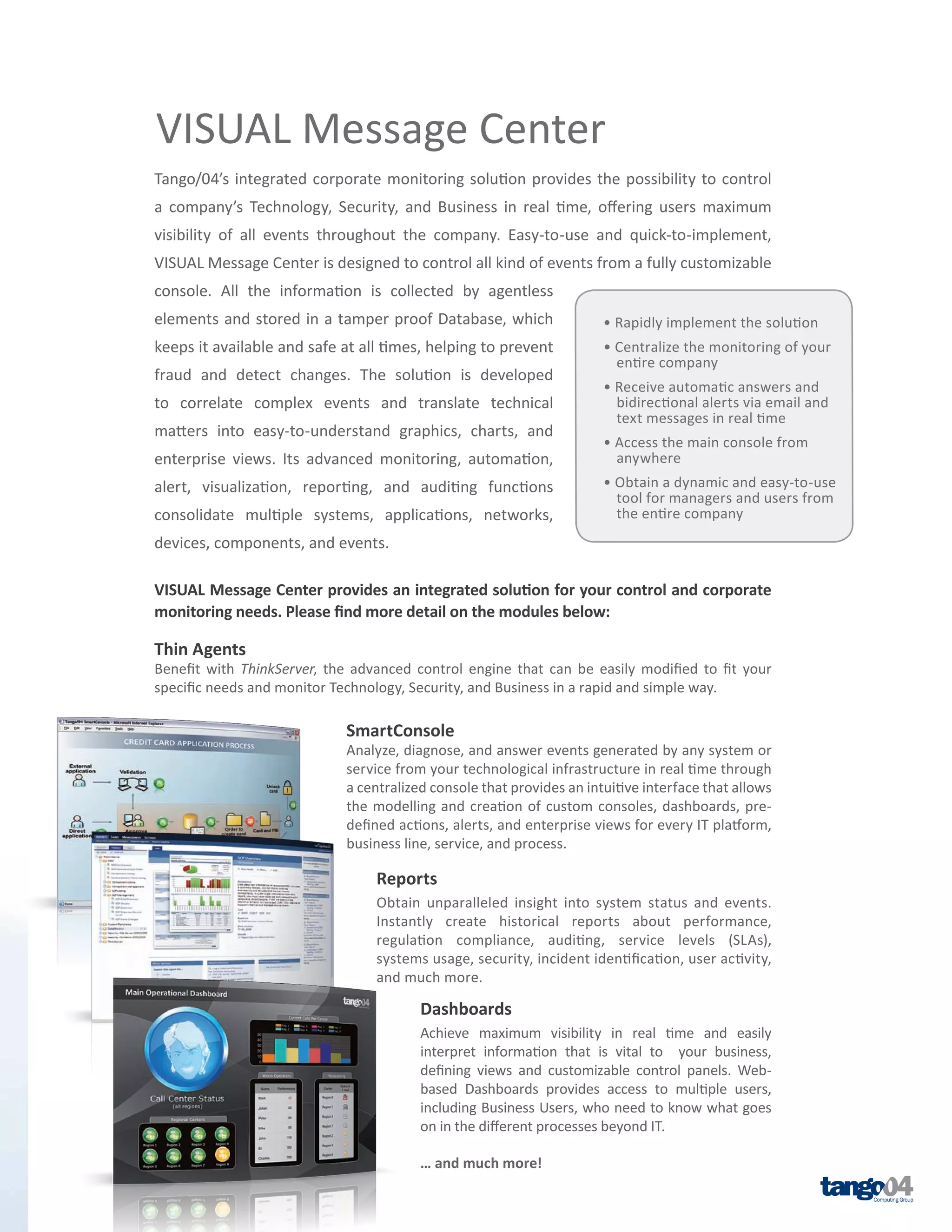 Tango/04 123 Brochure | PDF