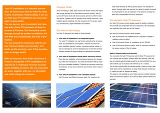 Brochure 1 company profile solar insurance & finance | PPT