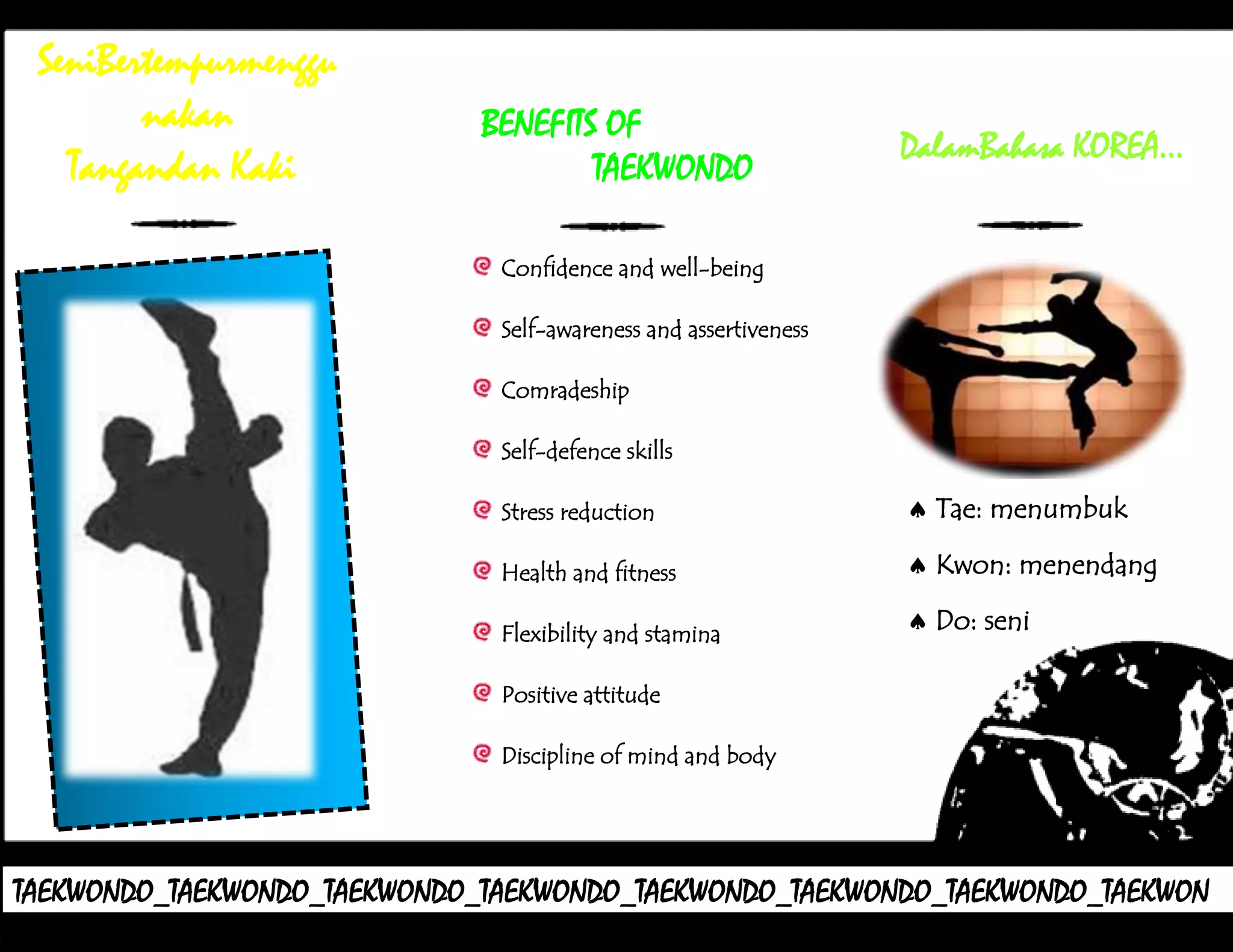 Brochure 1 taekwondo | DOCX