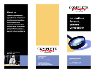WorldSkills Brochure | PPT