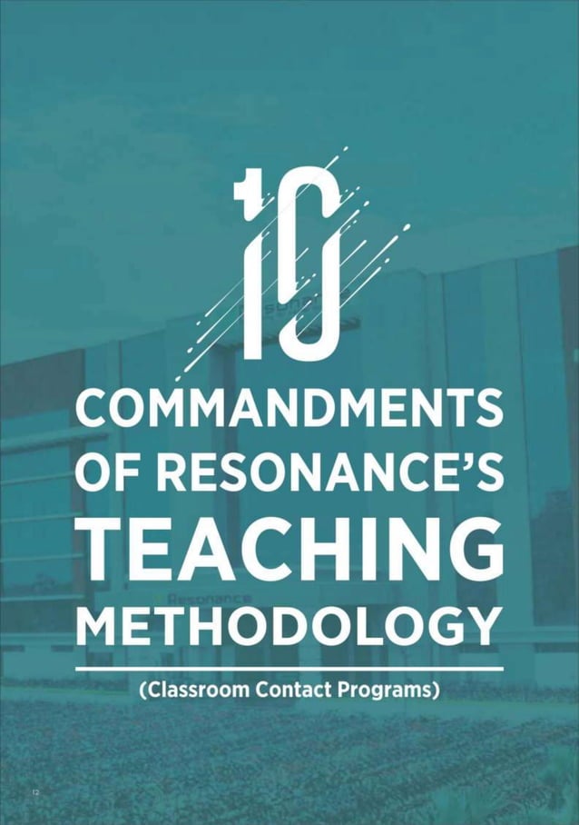 Resonance Information Brochure 2018-19 | PDF