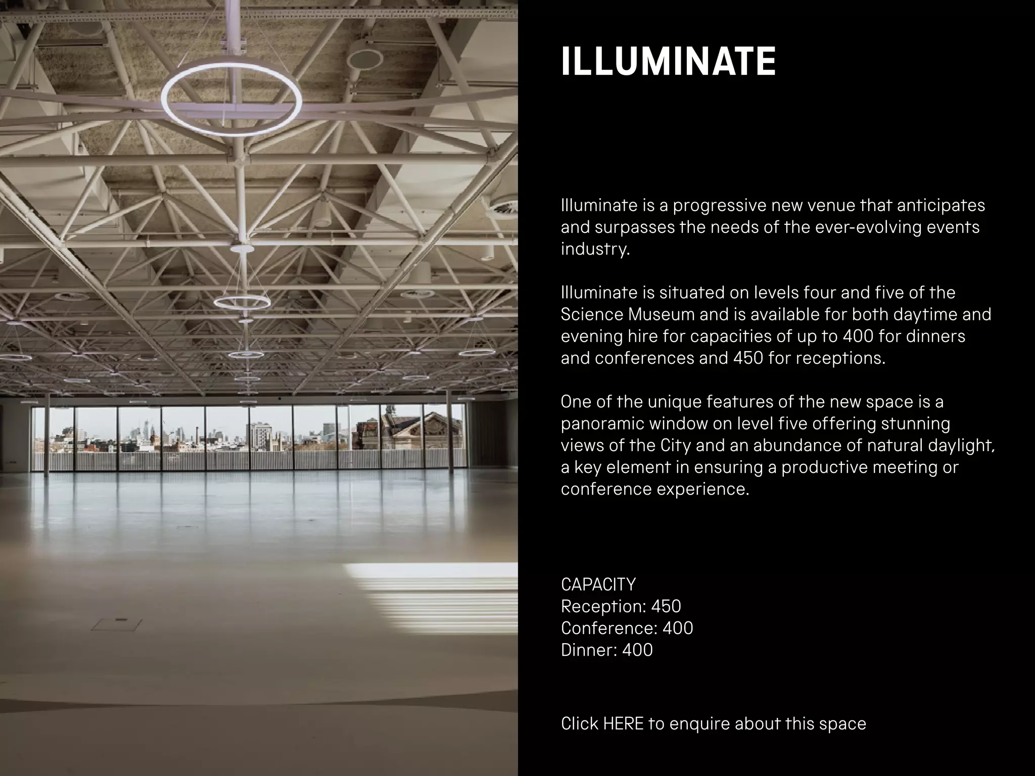 Venue Hire at the Science Museum Brochure | PPT