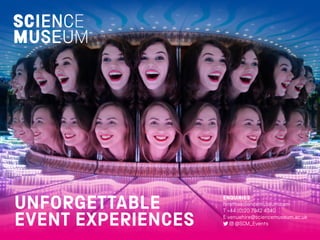 Venue Hire at the Science Museum Brochure | PDF