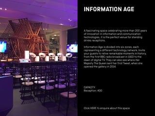 Venue Hire at the Science Museum Brochure | PDF
