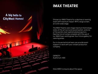 Venue Hire at the Science Museum Brochure | PDF
