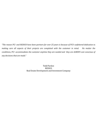 PCI Company Brochure | PPTX | Construction Industry | Industries