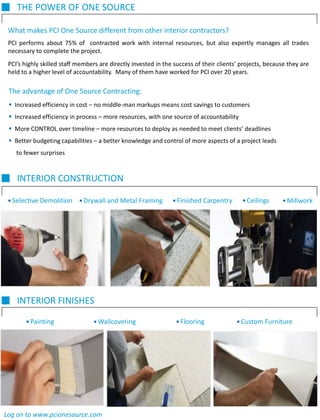 PCI Company Brochure | PPTX | Construction Industry | Industries