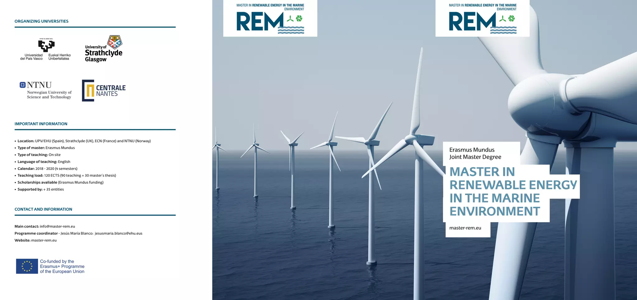 REM - MASTER IN RENEWABLE ENERGY IN THE MARINE ENVIRONMENT | PPT