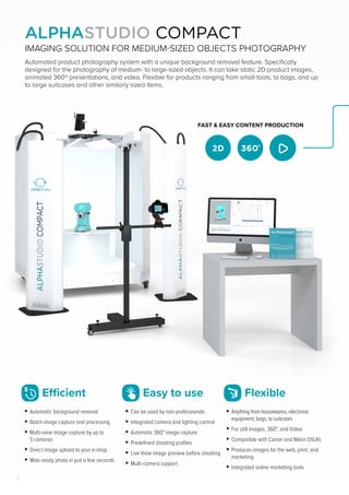 Brochure AlphaStudio Compact | PDF | Photo Editing Software | Computer ...