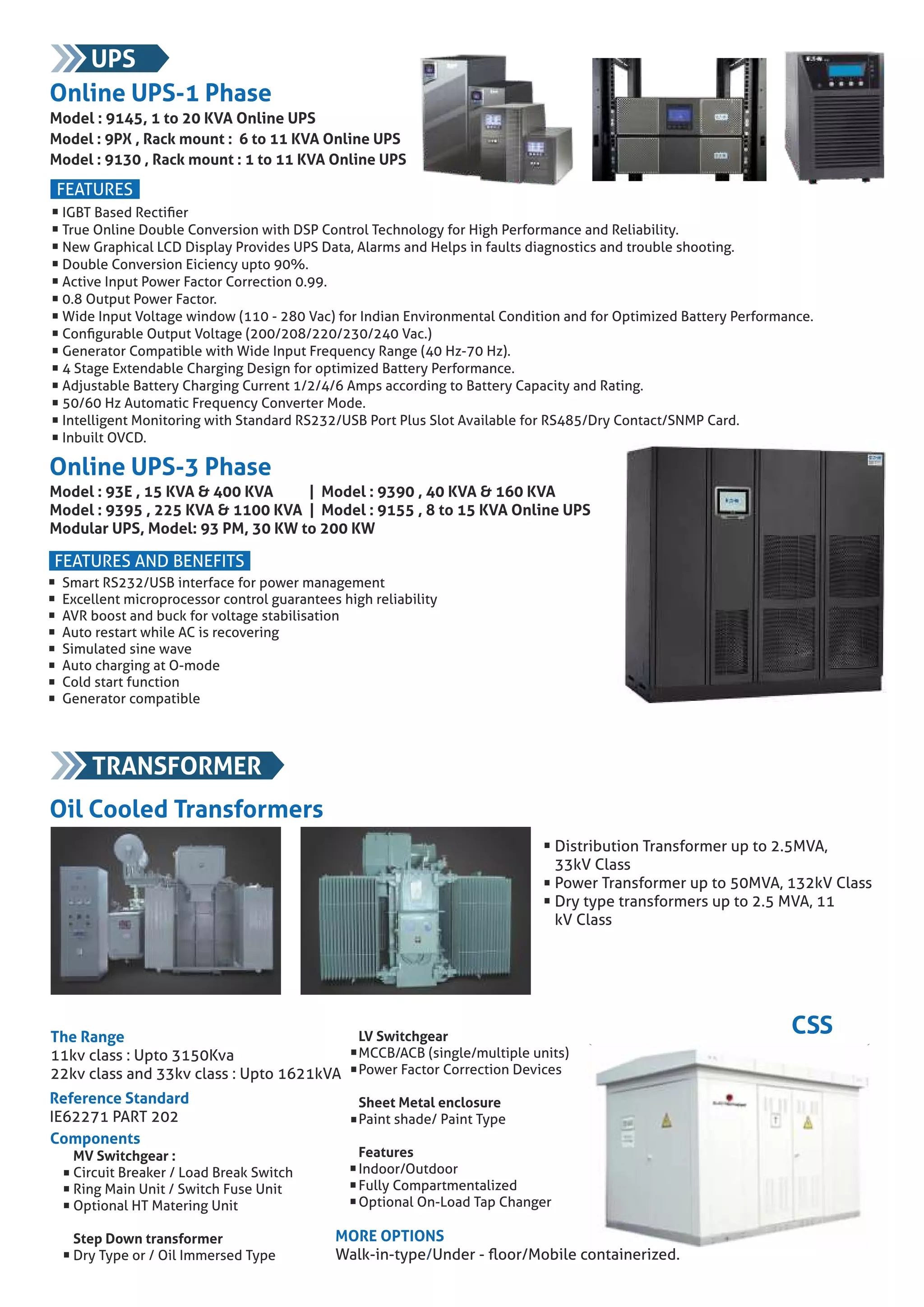 DIESEL GENERATOR AND ONLINE UPS By Accurate Power Systems | PDF