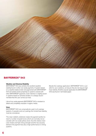 Inorganic Pigments - Brochure Bayferrox® 943 | PDF