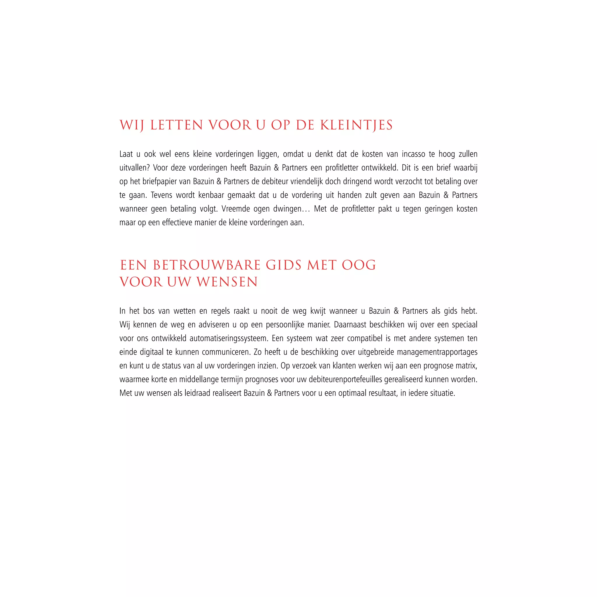 Brochure Bazuin & Partners | PDF