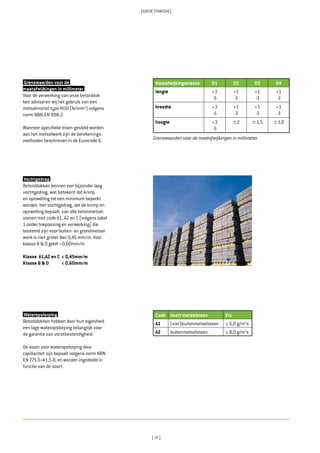 COECK Betonfabriek - Brochure Betonblokken scoren goed | PDF