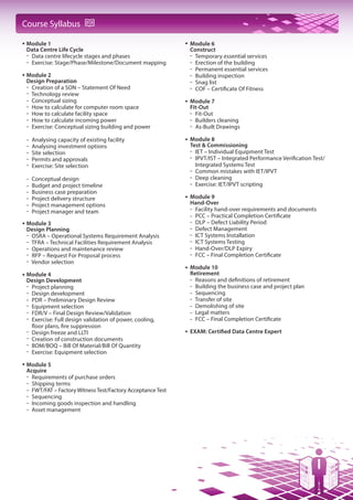 CERTIFIED DATA CENTRE EXPERT | PDF