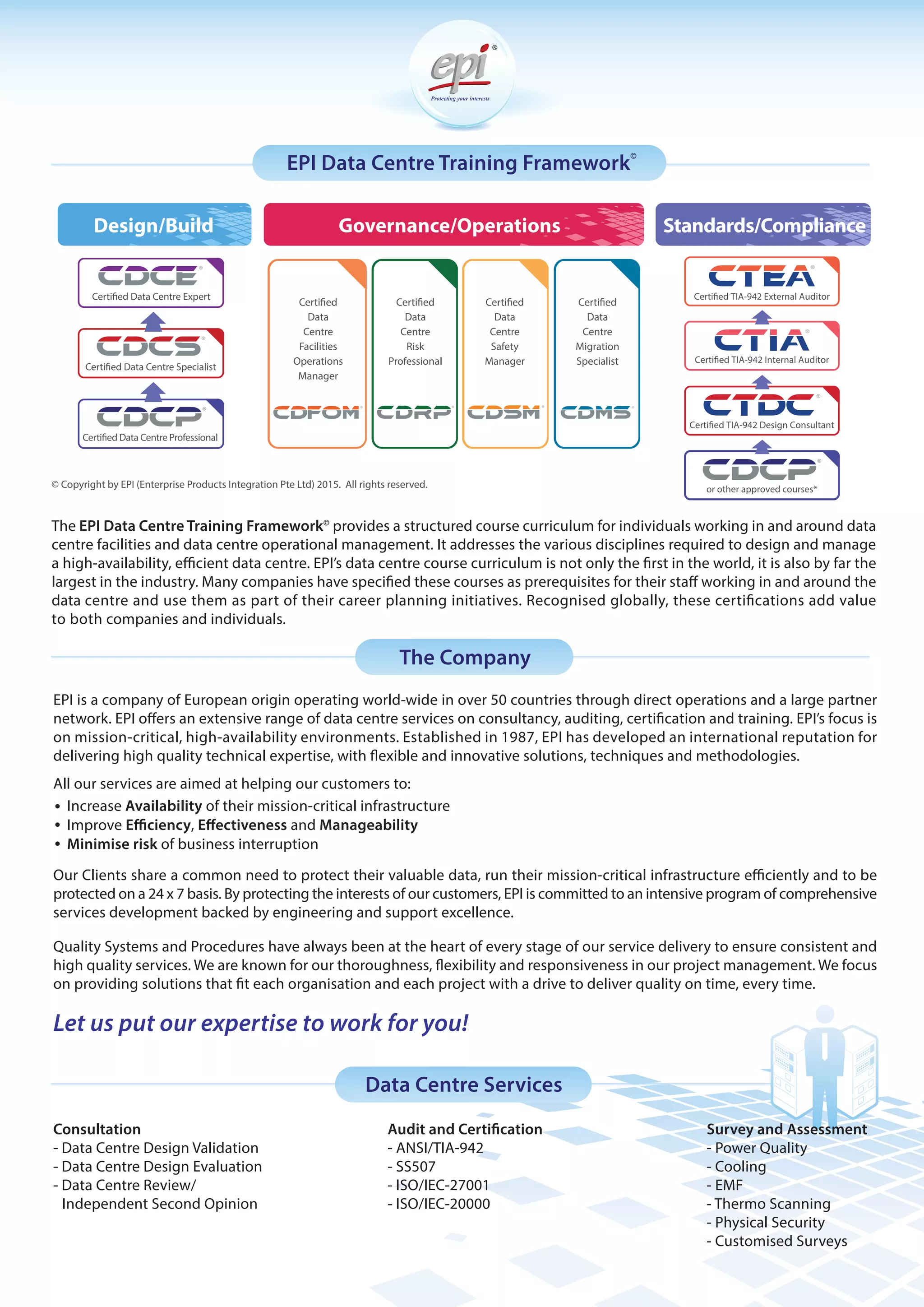 CERTIFIED DATA CENTRE PROFESSIONAL | PDF