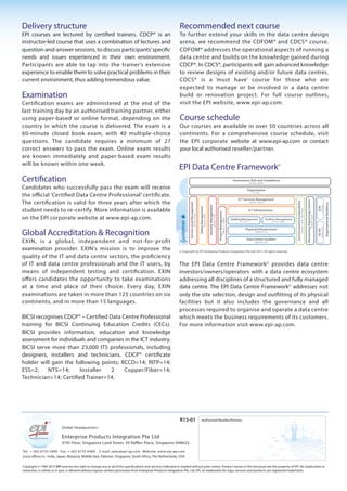 CERTIFIED DATA CENTRE PROFESSIONAL | PDF