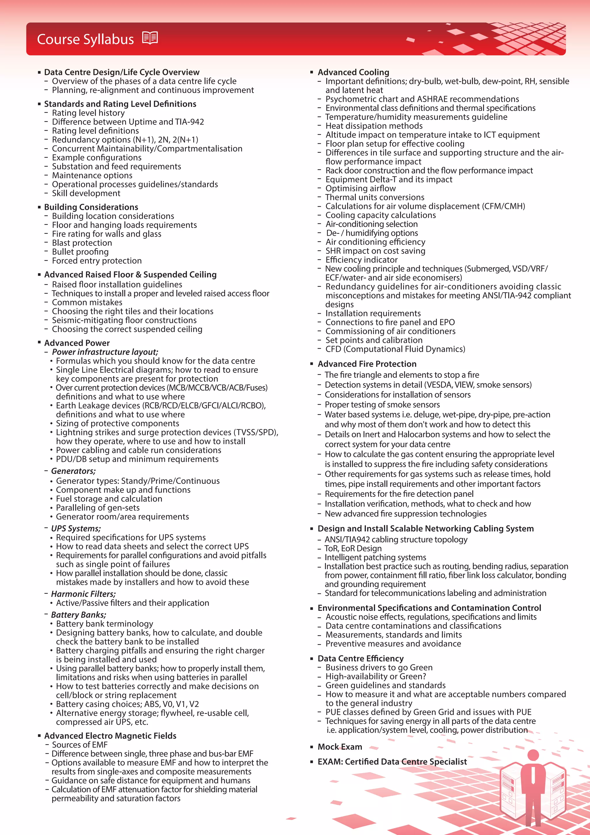 CERTIFIED DATA CENTRE SPECIALIST | PDF