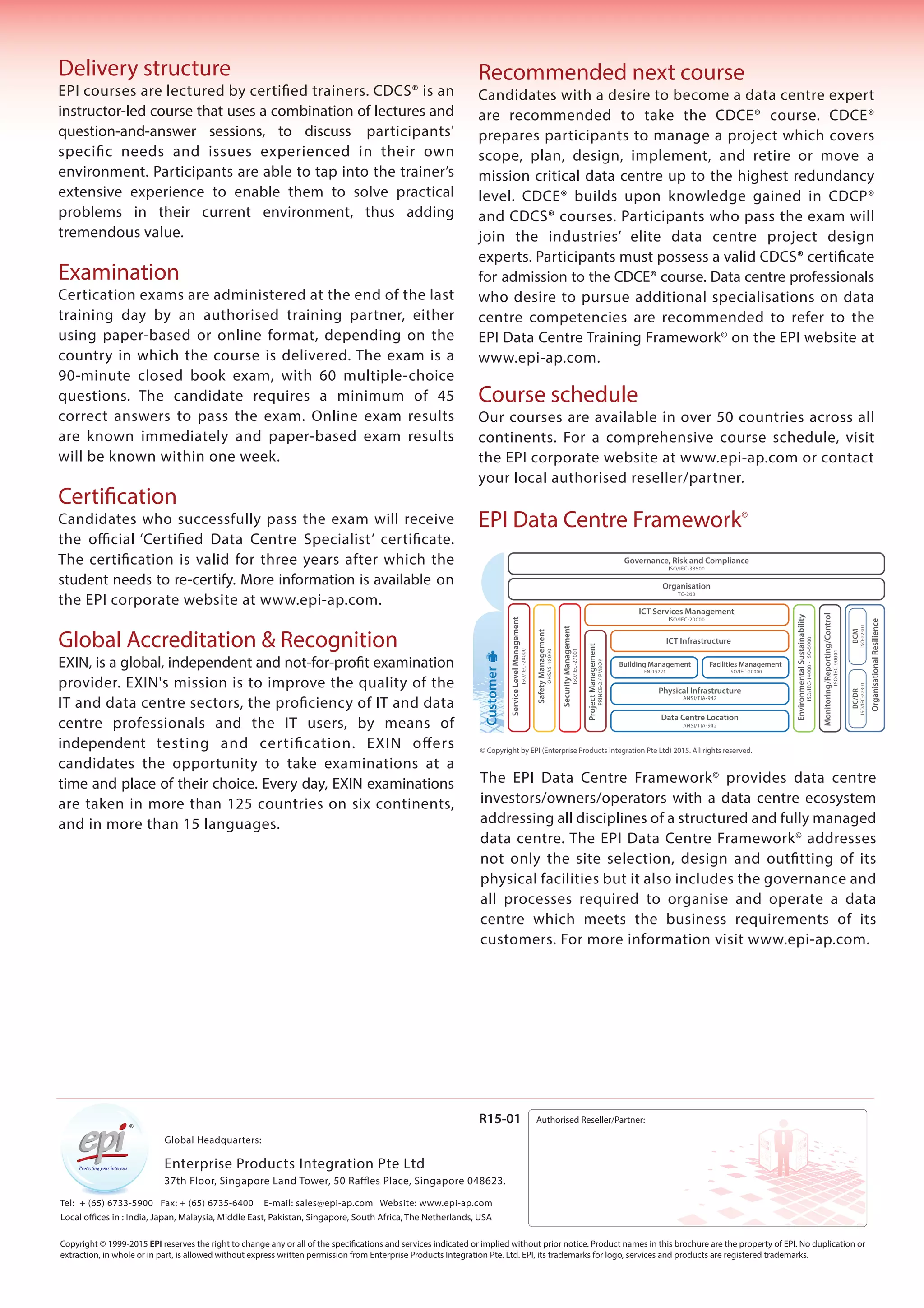 CERTIFIED DATA CENTRE SPECIALIST | PDF