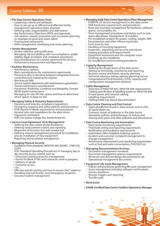 CERTIFIED DATA CENTRE FACILITIES OPERATIONS MANAGER | PDF