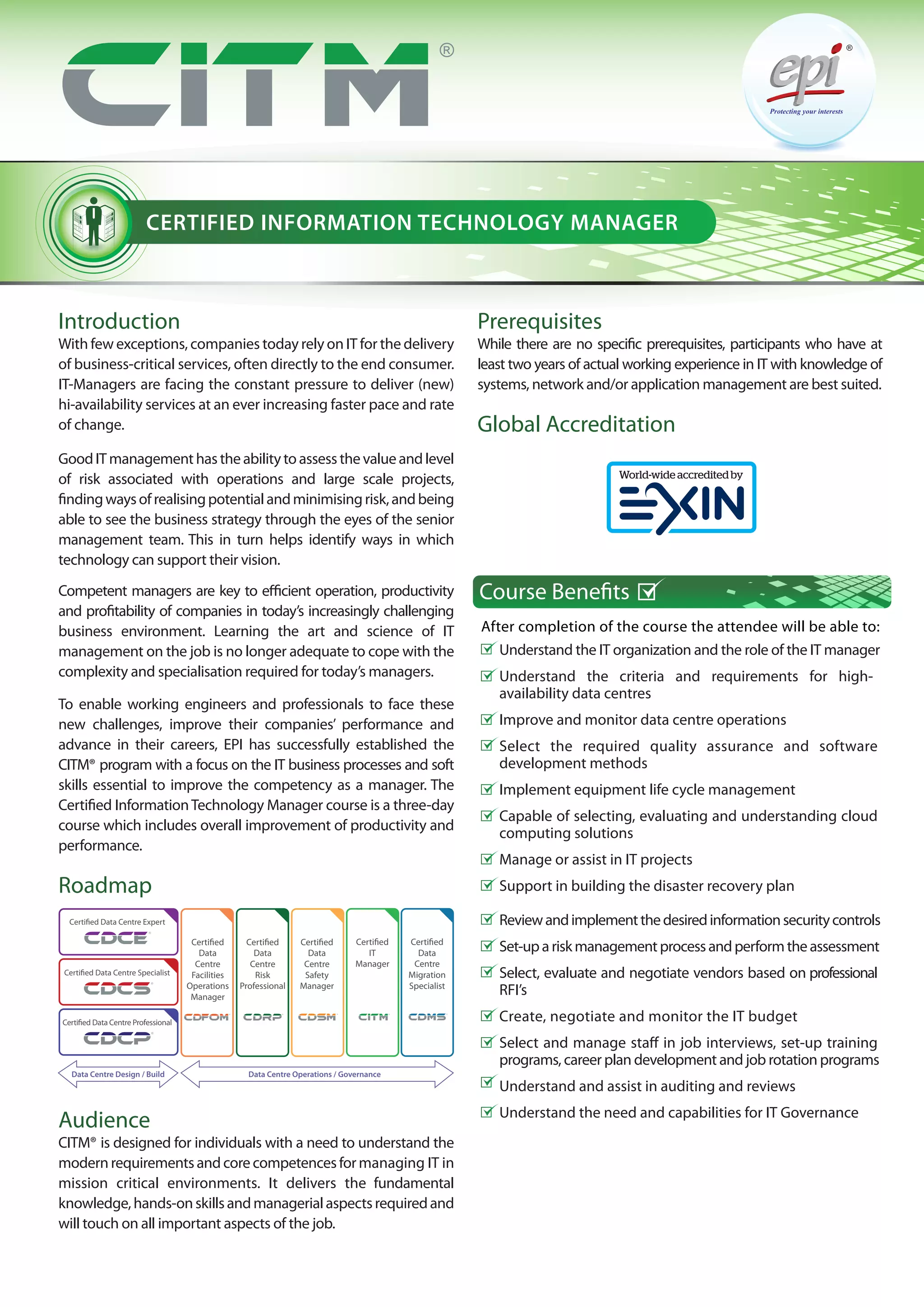 CERTIFIED INFORMATION TECHNOLOGY MANAGER | PDF